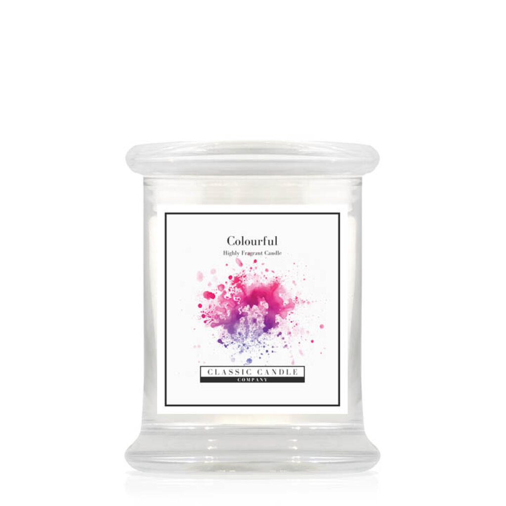 Colourful Medium Jar - UK Wax Melts from Classic Candle