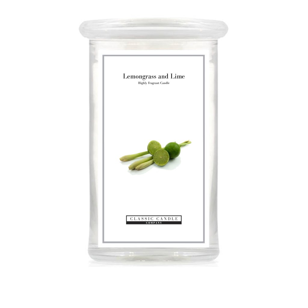Lemongrass And Lime 2 Wick Large Jar