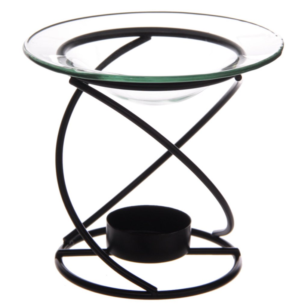 Classic Black Metal Wire Burner with glass dish - UK Wax Melts from ...