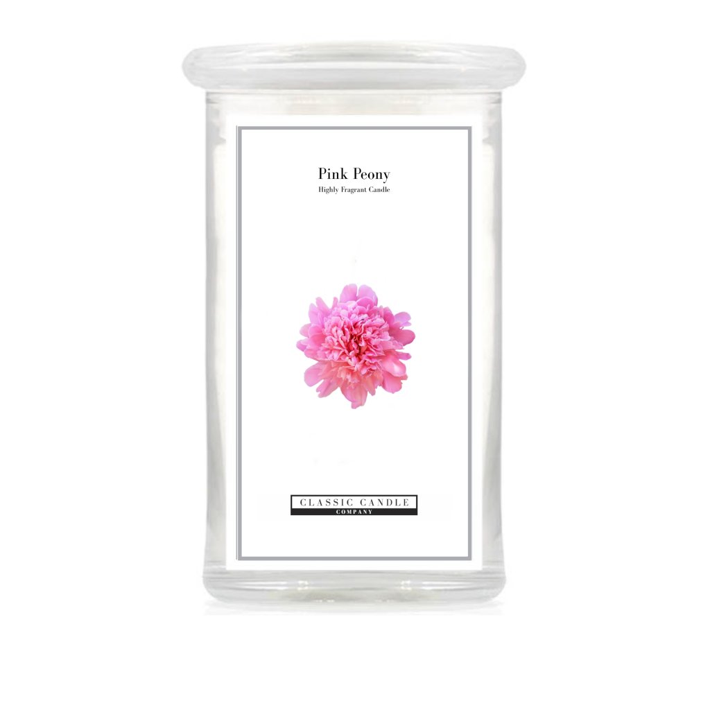 Pink Peony 2 Wick Large Jar - Classic Candle Company